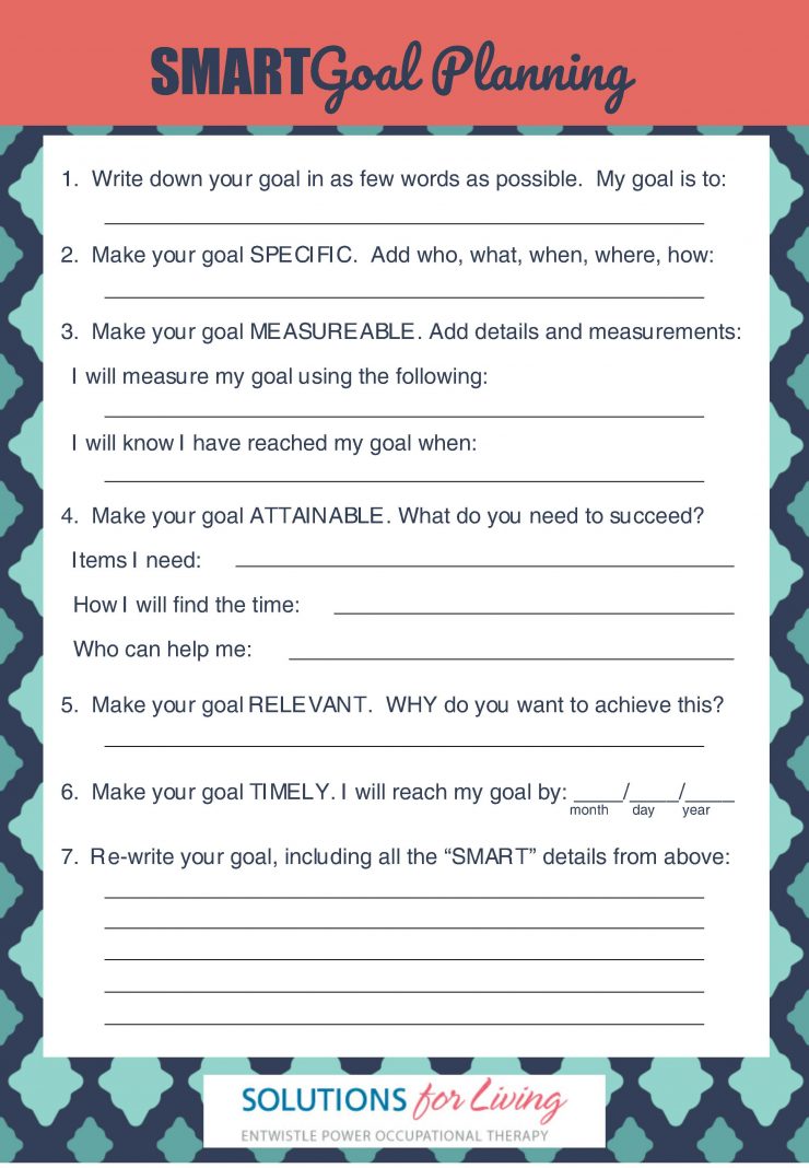Goal Planning Guide - SOLUTIONS FOR LIVING